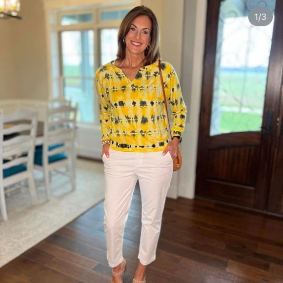 CAbi | Tops | Cabi 622 Atomic Sweatshirt Spring 222 Small Euc | Poshmark